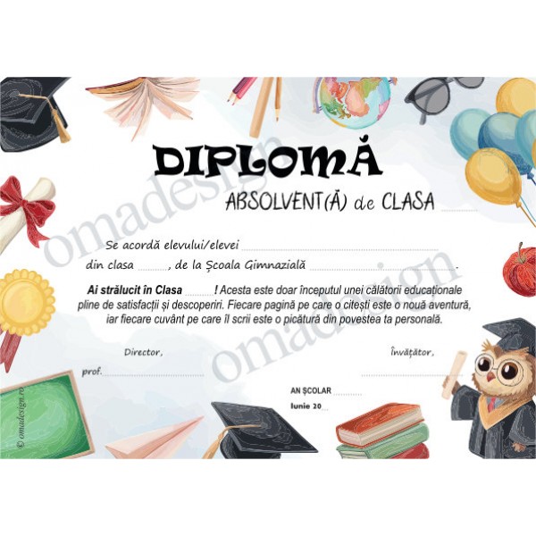 *Diploma de absolvire 281 - SC281
