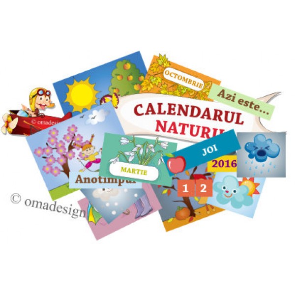 *Set 60 Jetoane magnetice (Calendarul naturii) - MJE17-2